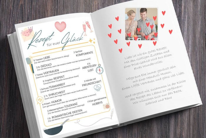 Gästebuchseite zur Hochzeit gestalten | So geht's...!