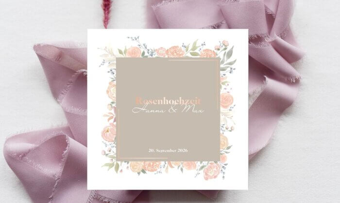 Rosenhochzeit (10. Hochzeitstag) | Sprüche & Geschenkideen