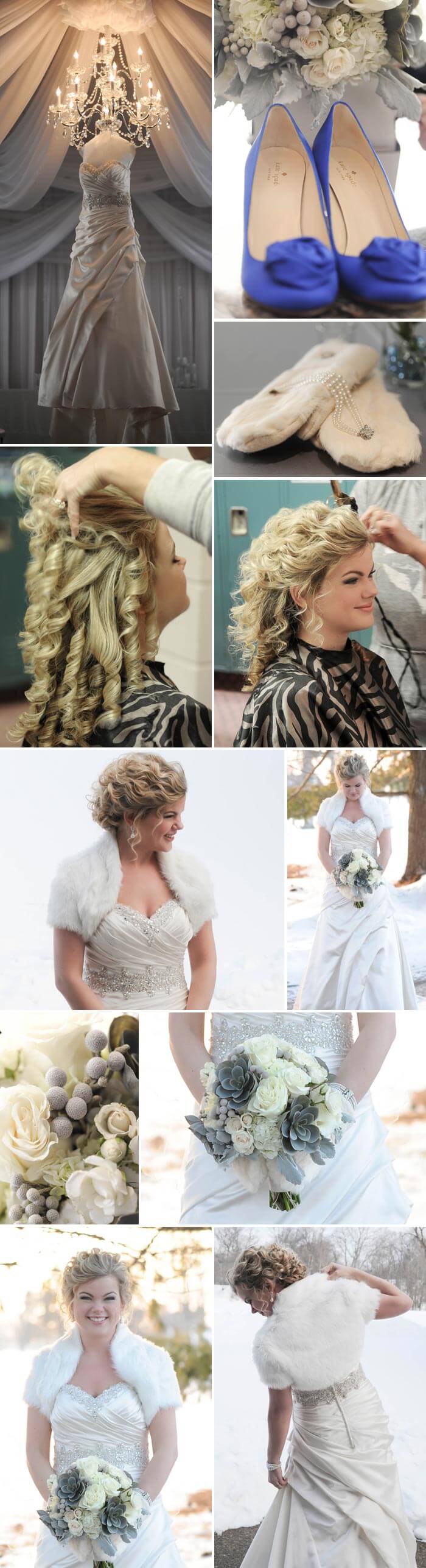 Schnee-Hochzeit mit vielen Ideen & Hochzeitsbildern | Die besten Tipps