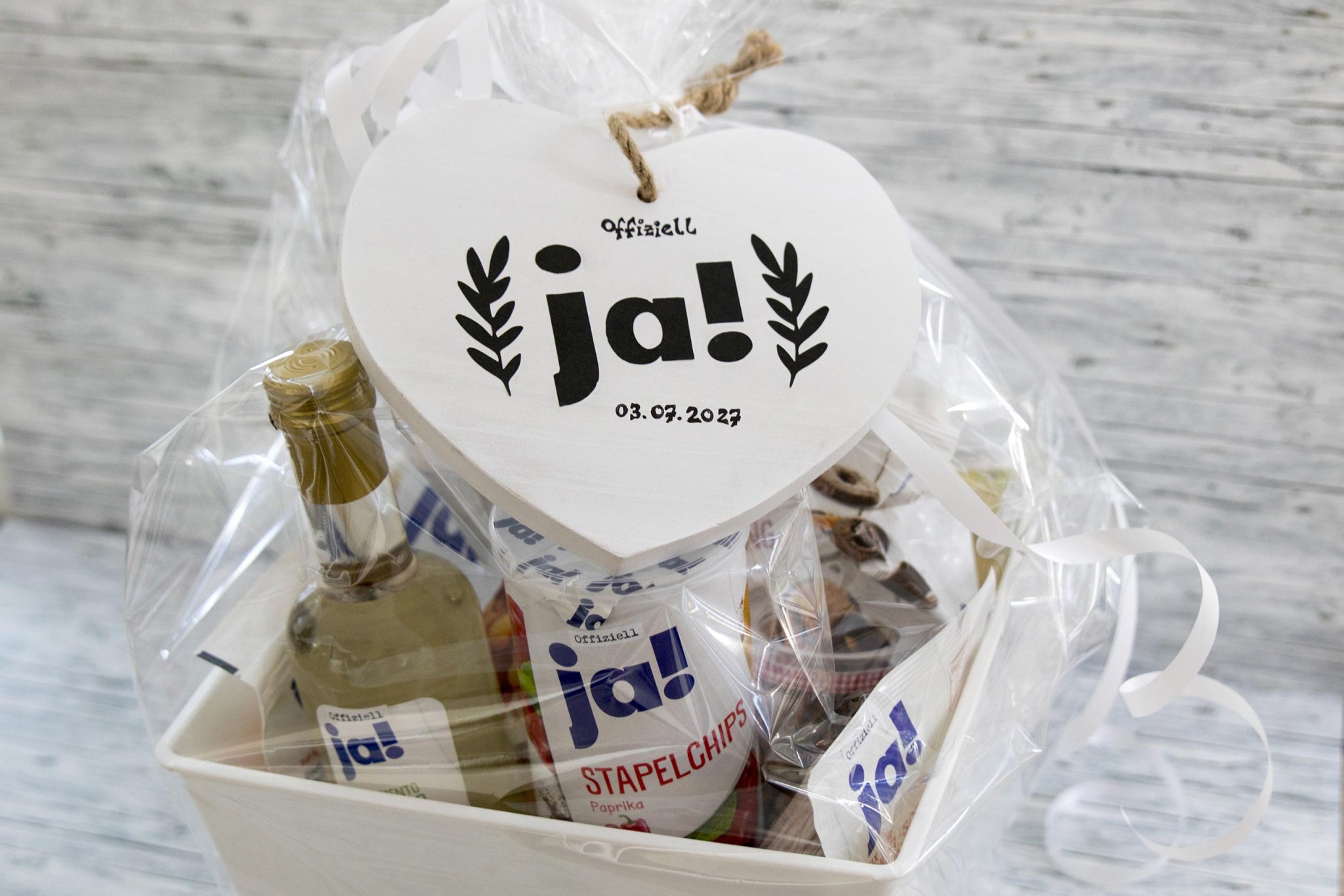 Geschenkkorb zur Hochzeit: 6 schöne Ideen zum Verschenken