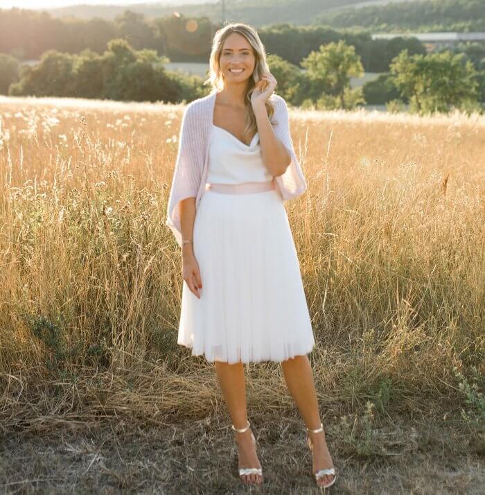 Braut-Zweiteiler und Zweiteiler für den Hochzeitsgast unter 500€