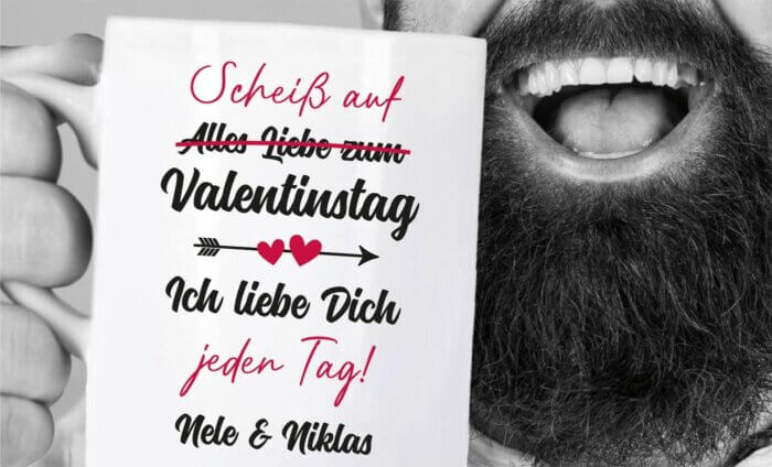 Valentinstag Idee Mann