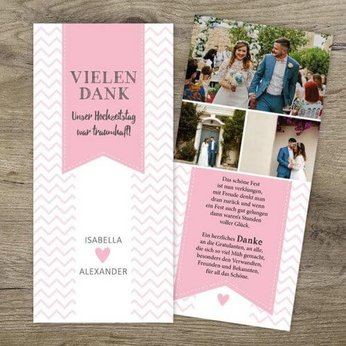 Dankeskarten Hochzeit | Große Übersicht mit Tipps zu Text & Gestaltung!