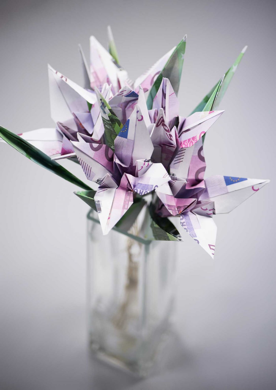 Geldblumen: Tolle Blumen aus Geld für die Hochzeit falten